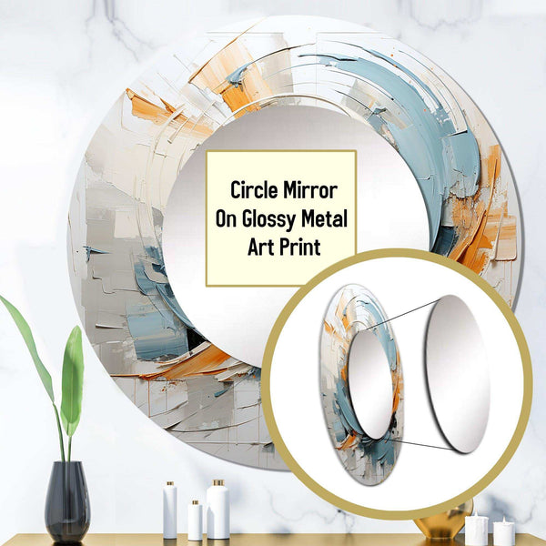 Whispering Motion - Abstract Wall Mirror – Designart | Wall Art ...