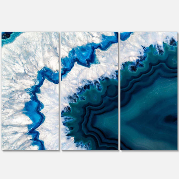 Blue Brazilian Geode Multi-Panels – Designart | Wall Art, Mirrors ...