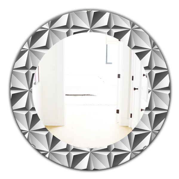 Designart 'Scandinavian 1' Modern Mirror - Oval or Round Wall Mirror ...