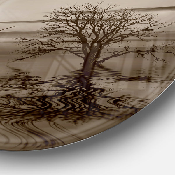 Flying Birds and Lonely Tree' Extra Large Wall Art Landscape - Disc of ...